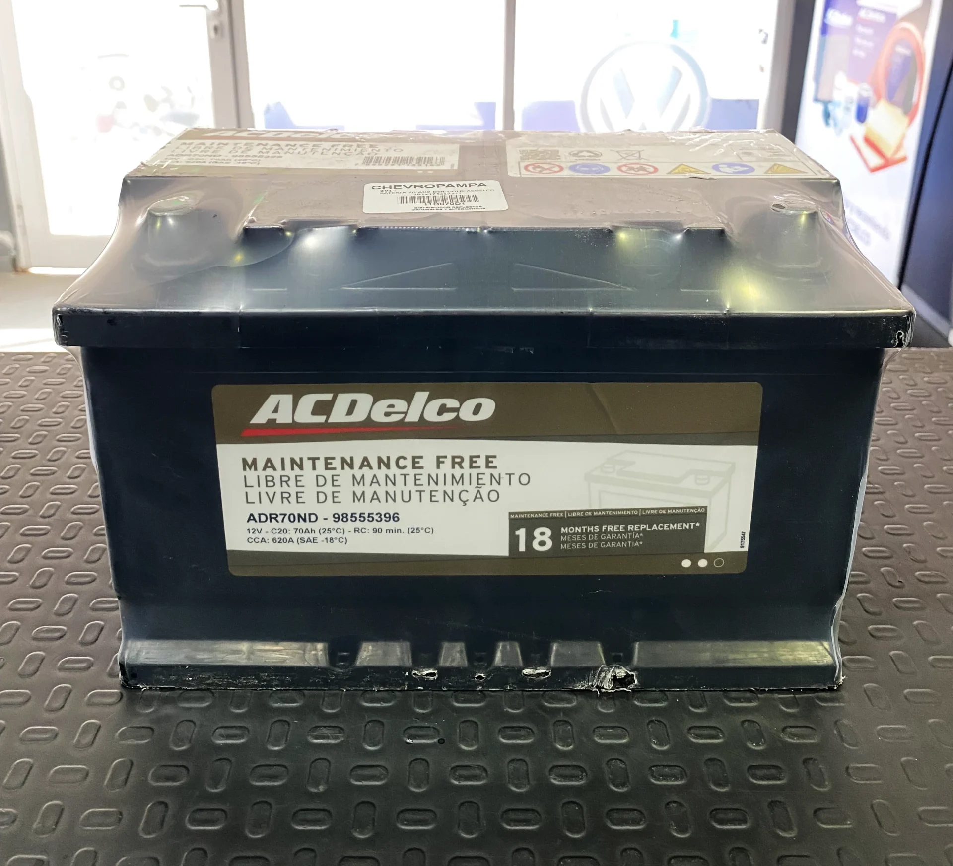 Batería ACDelco Gold 70AH 620CCA - Chevropampa